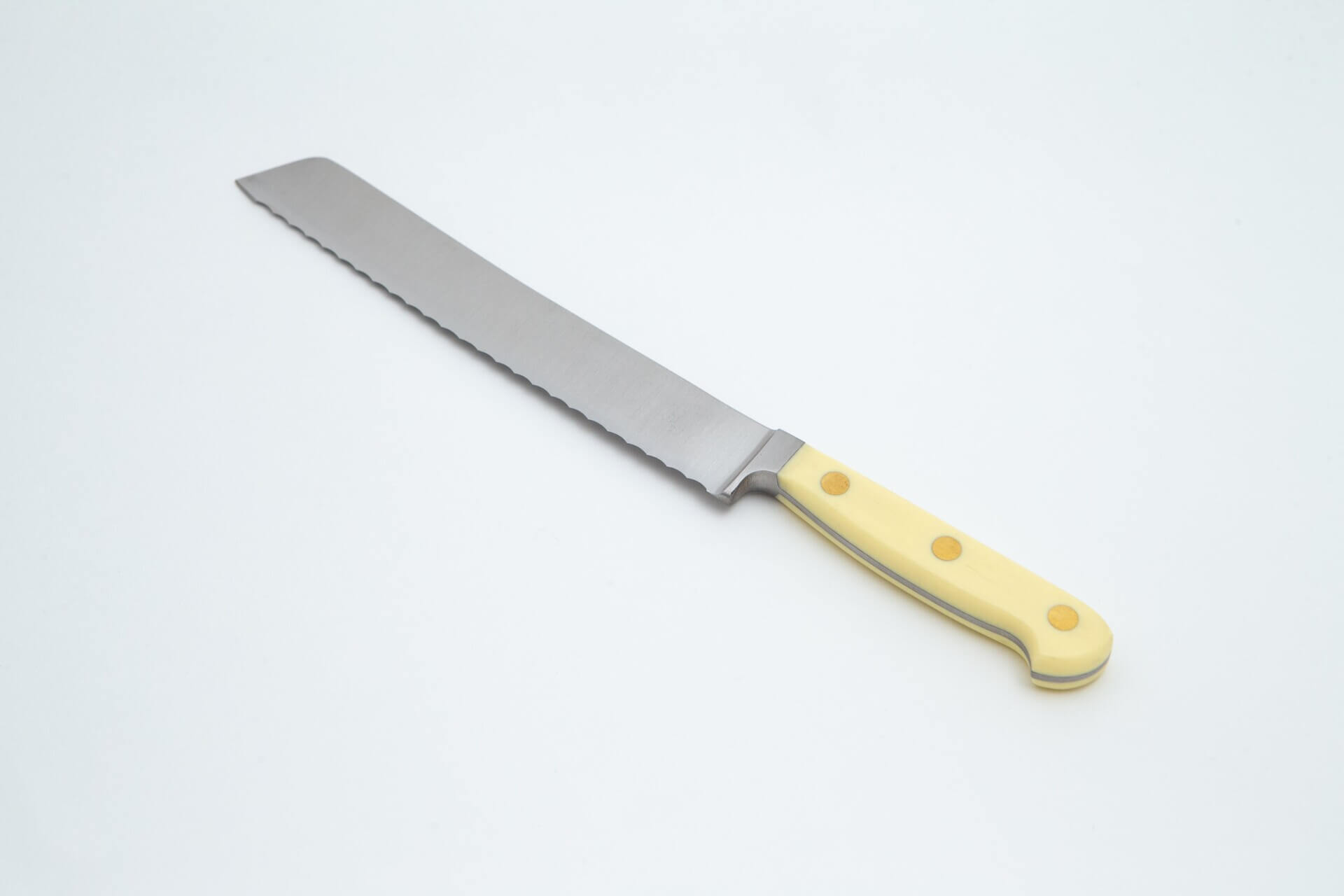 Cream Handle 8" Bread Knife - William Abdy Fine Cutlery